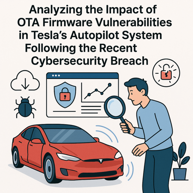 Impact of OTA Firmware Vulnerabilities on Tesla Autopilot After Cyber ...